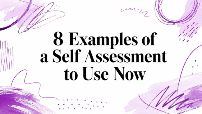 8 Examples of a Self Assessment to Use Now
